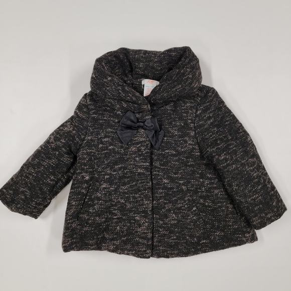 Joe Fresh | Jackets & Coats | Nwot 218m Joe Fresh Greyblack Tweed Wool ...